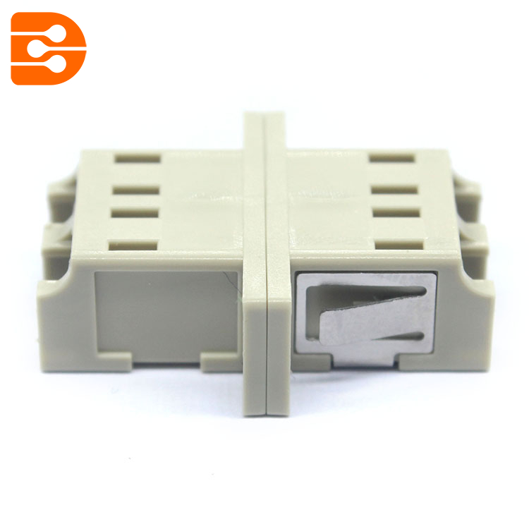 LC/PC Multimode Duplex Adapter with Flange from China manufacturer ...