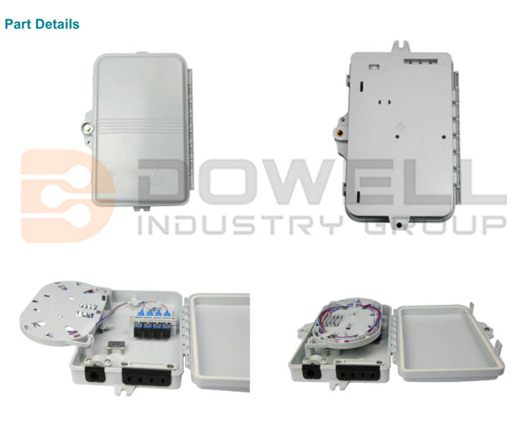 4 Cores Fiber Optic Distribution Box from China manufacturer - DOWELL ...